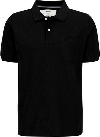 Fynch-Hatton Poloshirt Poloshirt Piqu&ecirc; aus Baumwolle mit Brusttasche Hellgr&uuml;n