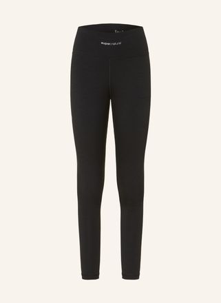 super.natural Tights High Rise Mit Merinowolle schwarz