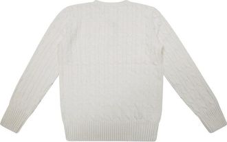 Polo Ralph Lauren Logo Cotton Sweater - White