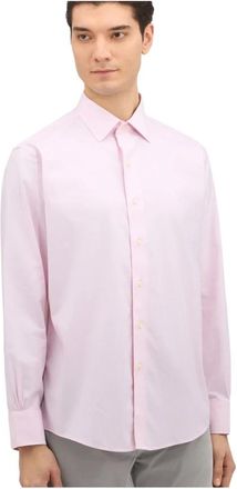 Brooks Brothers Homme, Chemises, Rose, Taille: XL Chemise en coton infroissable coupe classique avec col Ainsley