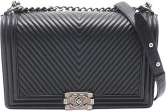 Chanel Sac port&eacute; &eacute;paule Pre-owned - Femme - Pre-owned - Noir - Taille: ONE Size