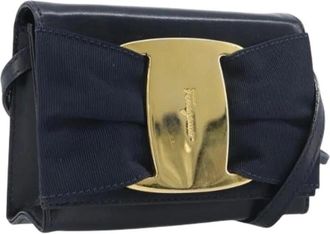 Ferragamo Sac bandouli&egrave;re mini Pre-owned - Femme - Pre-owned - Bleu - Taille: ONE Size