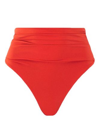 Jacquemus bas de bikini The Drapeado - Orange
