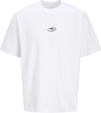 Jack & Jones Jcoretreat Text Back Tee Ss Crew Neck