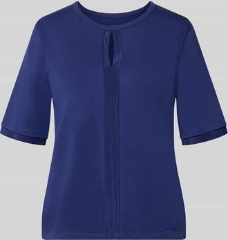 Marc Cain T-Shirt mit Rundhalsausschnitt und Cut Out