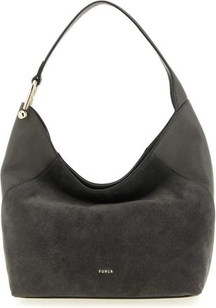 Furla Femme, Sacs, Gris, Taille: ONE Size Lara Medium Shoulder Bag