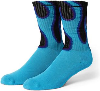 HUF SOCKS EXHAUST CREW BLACK