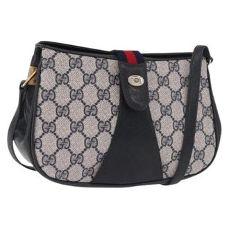 Gucci Pre-owned Vintage Schultertasche - - Pre-owned - Damen - Blau - ONE SIZE