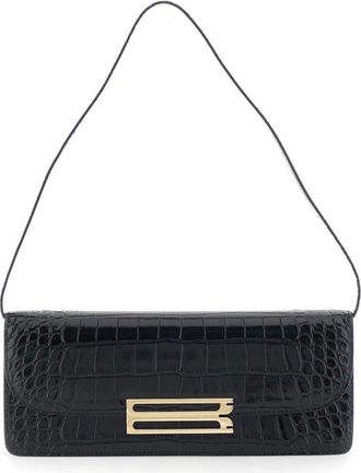 Victoria Beckham Femme, Sacs, Noir, Taille: ONE Size Dorian East-West Clutch
