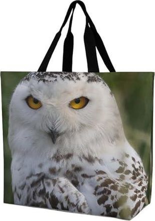 Generic Yeux De Chouette Harfang Sac A Main Femme L&eacute;ger Tote Bag Grand Sac Cabas Pour Travail Shopping Quotidienne