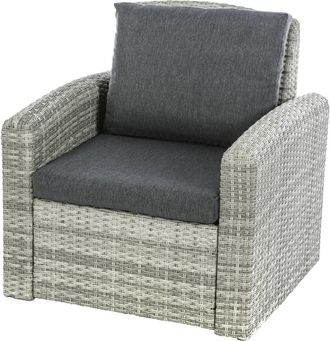 Hesperide Sessel für Gartensitzgruppe Polynésia Havane - Havanna