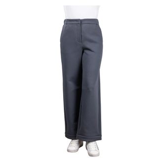 Max Mara Femme, Pantalons, Gris, Taille: 40 FR Maroso Wide Pantalons