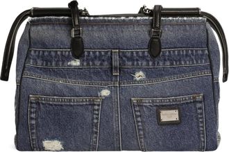 Dolce & Gabbana Vittoria denim tote bag - Blau