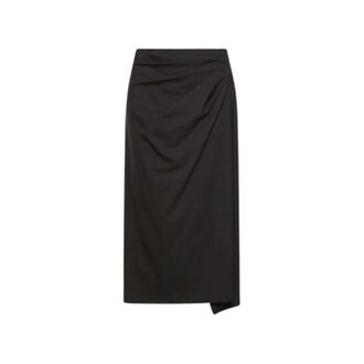 Marella Ausgestellter Midirock - - Skirts - Damen - Schwarzk - S