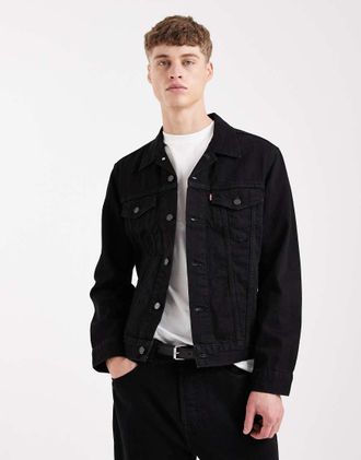 Levi's Veste camionneur en jean - Noir
