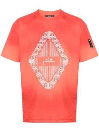 A-Cold-Wall* t-shirt &agrave; logo Gradient imprim&eacute; - Orange