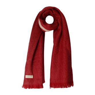 Alpaca Loca Doppel-Schal - - Accessories - Damen - Rot - ONE SIZE