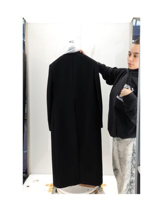 Celine Womens Tailored Coat Black Wool (ovis Aries)
