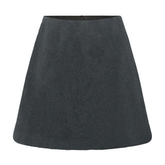 Ichi Ichi, Femme, Jupes, Gris, Taille: 36 FR Ihwooly SK5 Skirt