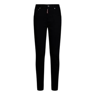 Dsquared2 Baumwoll-Denim High-Waist Skinny Jeans - - Jeans - Damen - Schwarzk - XS