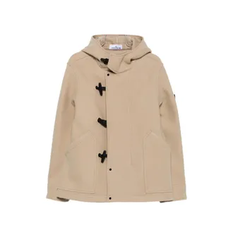 Stone Island Toggle-fastening Hooded Jacket