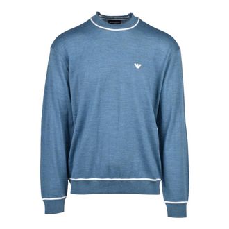 Emporio Armani Maglioncino Girocollo - - Knitwear - Herren - Blau - 2XL