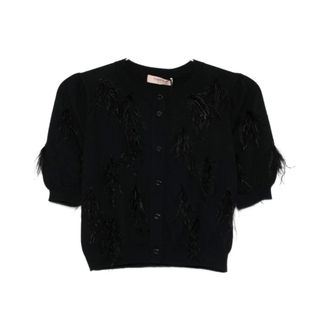 Twinset Damen, Strickwaren, Schwarzk, XSGr&ouml;&szlig;e