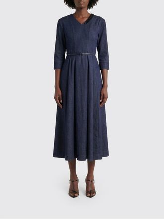 Max Mara Robe S MAX MARA Femme couleur Bleu