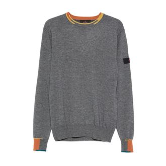 Peuterey Marlon 04 Rundhals Strickware - - Knitwear - Herren - Grau - 3XL