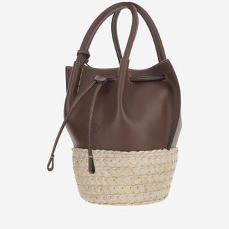 Tod's Womens Straw And Leather Mini Bag Calfskin Handbags Hand