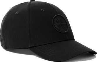 Stone Island Homme, Accessoires, Noir, Taille: ONE Size Casquette Six Pans