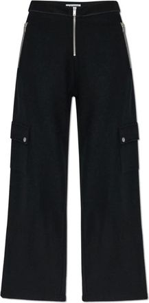 Jil Sander Femme, Pantalons, Noir, Taille: 38 FR Cargo Pantalons