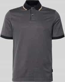 Bugatti Regular Fit Poloshirt mit Polokragen und kurzer Knopfleiste