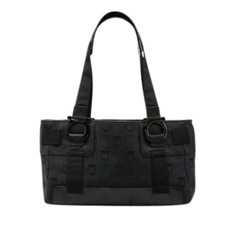 Ferragamo Pre-owned Canvas Tote - - Pre-owned - Damen - Schwarzk - ONE SIZE