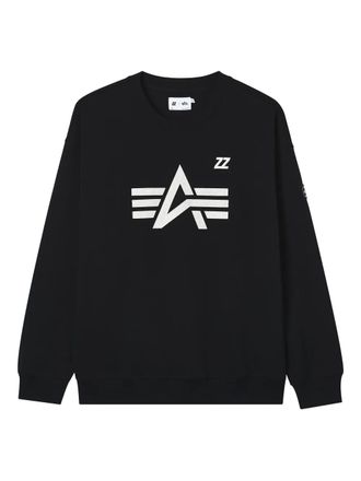 Izzue sweat à logo imprimé - Noir