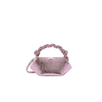 Ganni Femme, Sacs, Rose, Taille: ONE Size Metallic Mini Bou Bag
