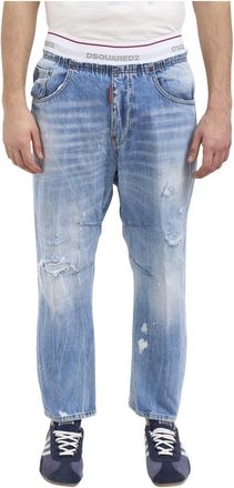 Dsquared2 Homme, Jeans, Bleu, Taille: L Pantalone in Denim Slim Twist