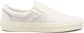 Tom Ford Low-Top Sneaker - Slip-On Sneakers With Cream Calf Suede Upper - Gr. 40,5 (EU) - in Beige - f&uuml;r Damen