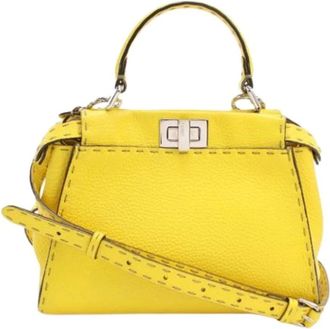 Fendi Sac &agrave; main vintage Pre-owned - Femme - Pre-owned - Jaune - Taille: ONE Size