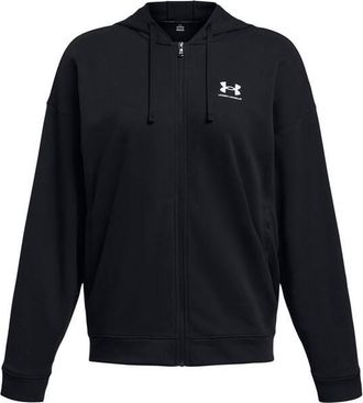 Under Armour Damen Unterjacke UA RIVAL TERRY OS FZ HOODED