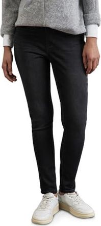 Street One A378317 Jeggings Coupe Skinny, Noir légèrement délavé, 34W / 28L Femmes