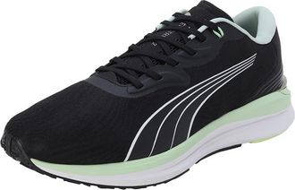 Puma Herren Electrify Nitro 2 Run 75 Straßen-Laufschuh, Black-Light Mint Gold, 45 EU