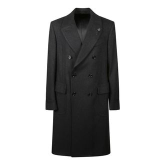 Lardini Homme, Manteaux, Noir, Taille: L Ulster Coat