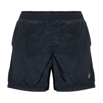 Stone Island Homme, Shorts, Noir, Taille: XL Shorts avec &eacute;cusson logo