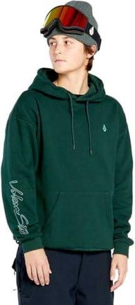 Volcom Essential Hooded Snowboard Riding Fleece Hoodie Sweatshirt &agrave; Capuche, Scarab S5, X-Small Femme