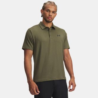 Under Armour Playoff 3.0 Poloshirt mit Druck f&uuml;r Herren Serpentine / Jasper Blau / Midnight Blaue Marine XXL