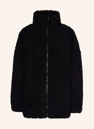 Karo Kauer Karo Kauer Teddyfell-Jacke schwarz