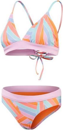 Speedo Damen Schwimmanzug BANDED TRI 2PC ALV PRT AF PINK/BLUE