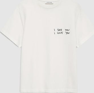 Anine Bing Tee Shirt Shelley Yellow