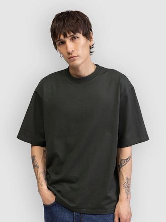 Redefined Rebel RRJohn Heavyweight Oversized Fit T-Shirt dark green